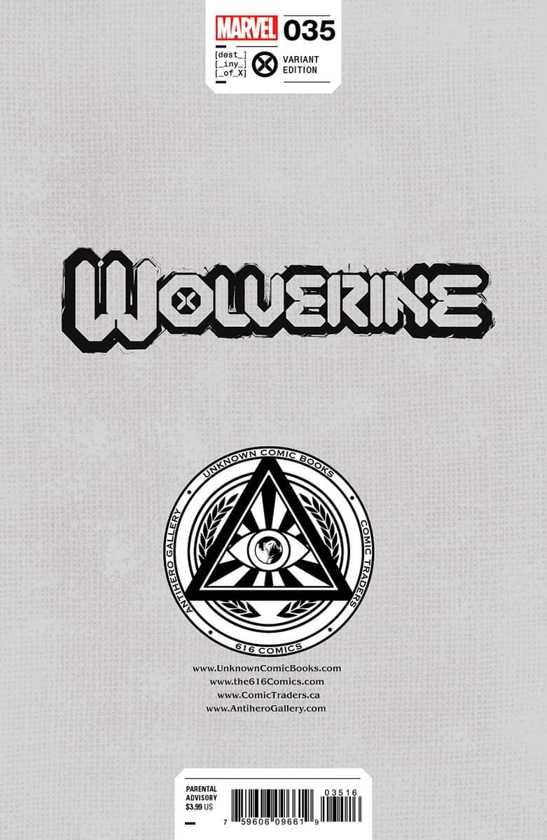 WOLVERINE #35 SCOTT WILLIAMS Virgin Variant – The 616 Comics