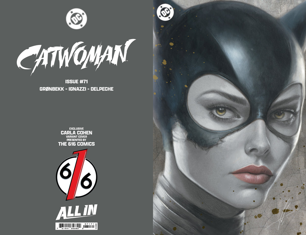 CATWOMAN #71 CARLA COHEN 616 Comics Virgin Sketch Variant B LTD 1500 ...