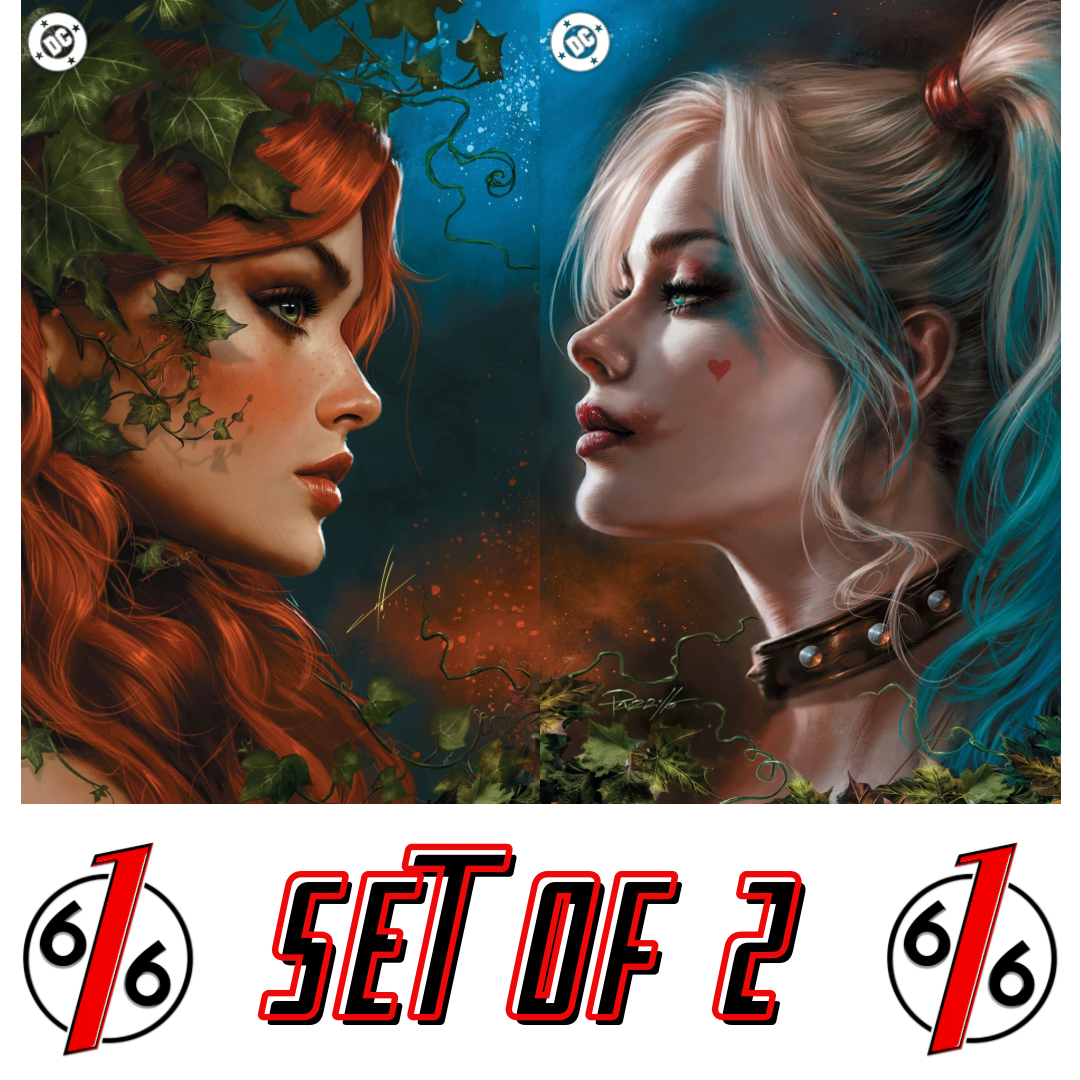 HARLEY QUINN #50 LUCIO PARRILLO & POISON IVY #33 CARLA COHEN 616 Virgi ...