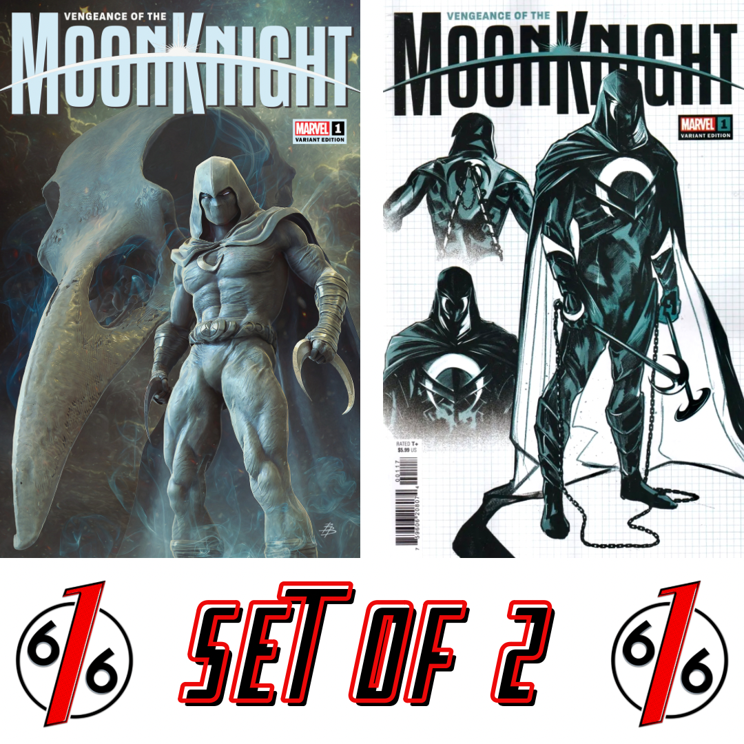 VENGEANCE OF MOON KNIGHT 1 Set BARENDS Variant & 1:10 Ratio LTD 3000 ...
