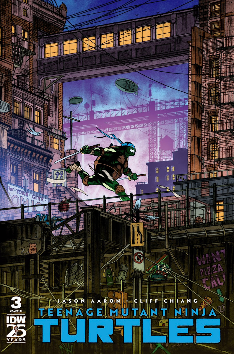 TEENAGE MUTANT NINJA TURTLES 2024 #3 DANNY EARLS 1:25 Ratio Variant ...