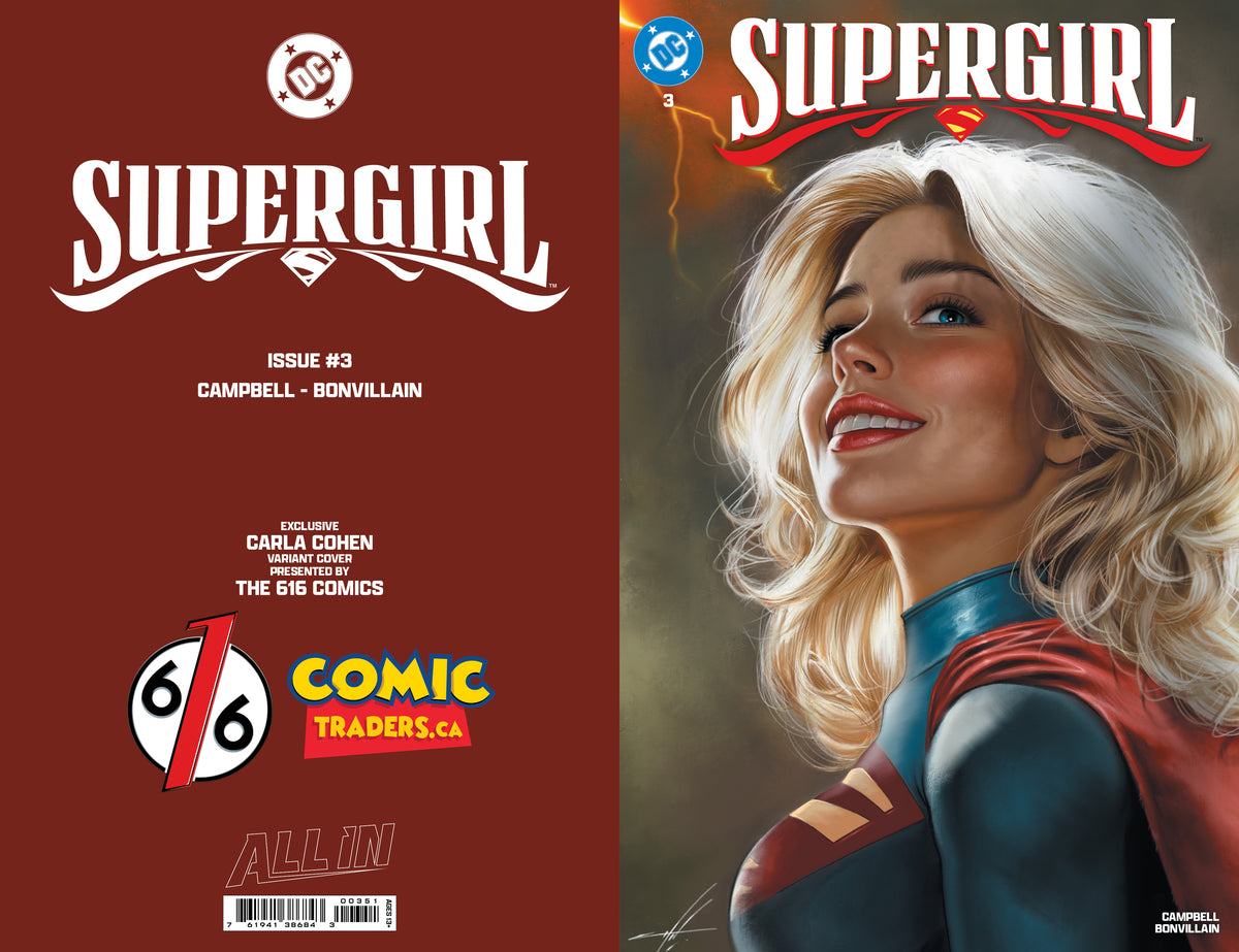 SUPERGIRL #3 CARLA COHEN 616 Trade Dress Variant LTD 3000 – The 616 Comics