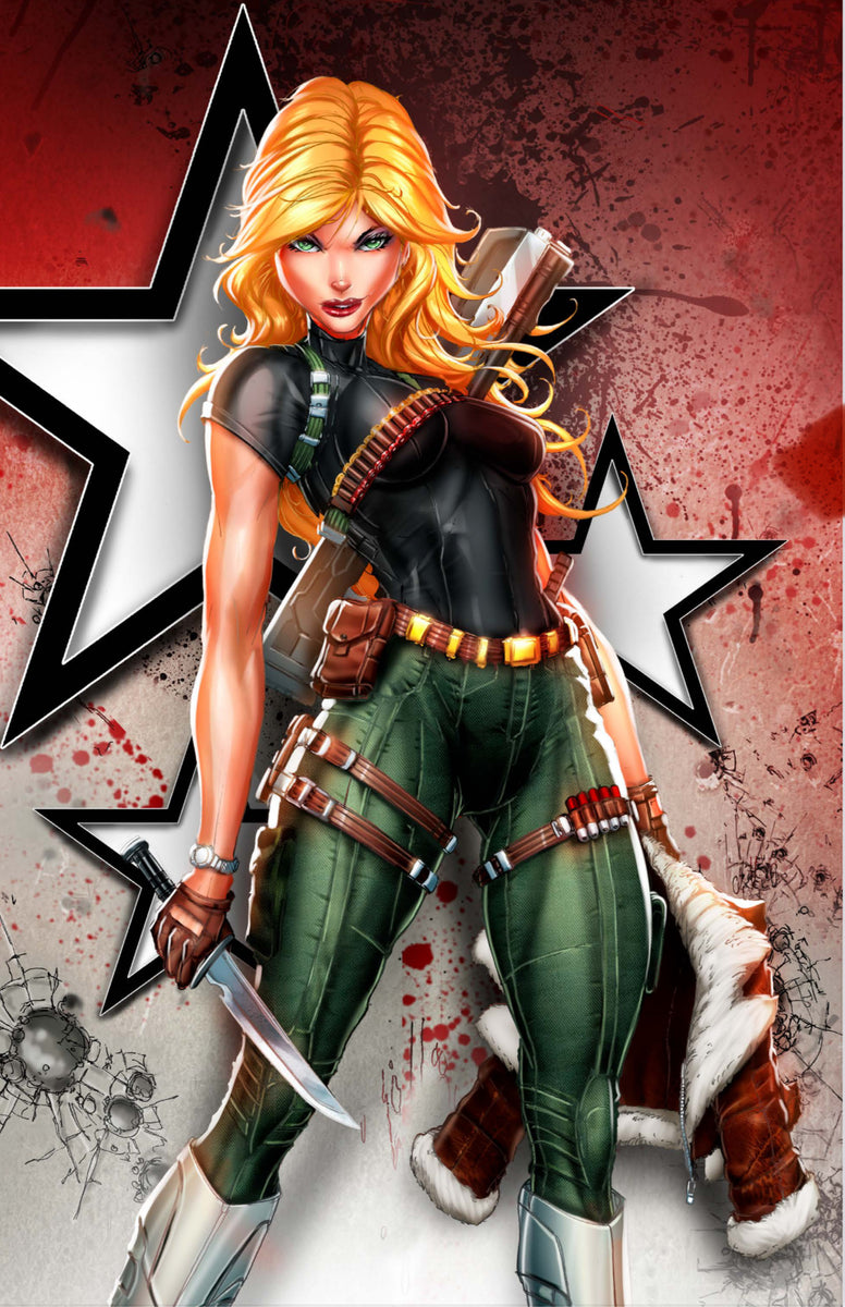 GI JOE #10 JAMIE TYNDALL 616 COMICS Virgin & SPOT FOIL Variant Set LTD ...