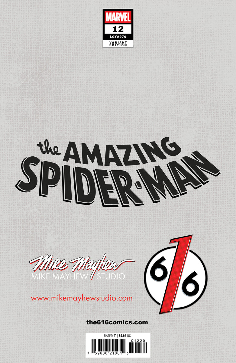 AMAZING SPIDER-MAN #12 MIKE MAYHEW 616 Cosmic Spidey Trade Dress Varia ...