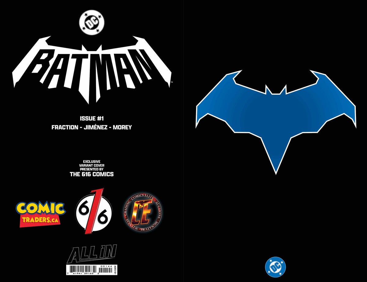 BATMAN #1 BAT SYMBOL 616 COMICS Virgin FOIL Variant LTD 1000 – The 616 ...