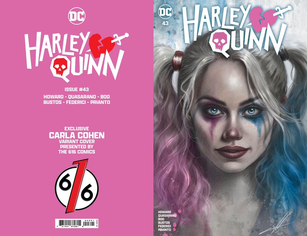 HARLEY QUINN #43 CARLA COHEN 616 Trade Dress Variant A LTD 3000 – The ...