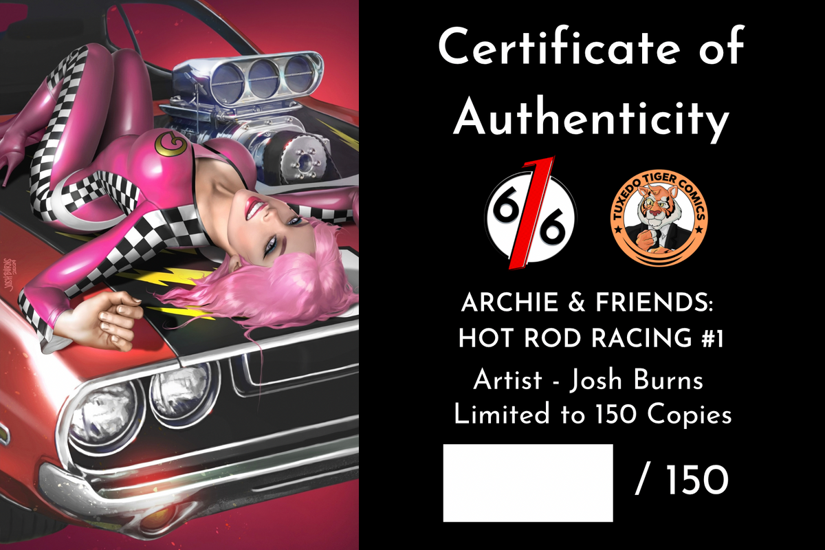 ARCHIE & FRIENDS HOT ROD RACING #1 JOSH BURNS 616 DAISY THUNDER Virgin ...