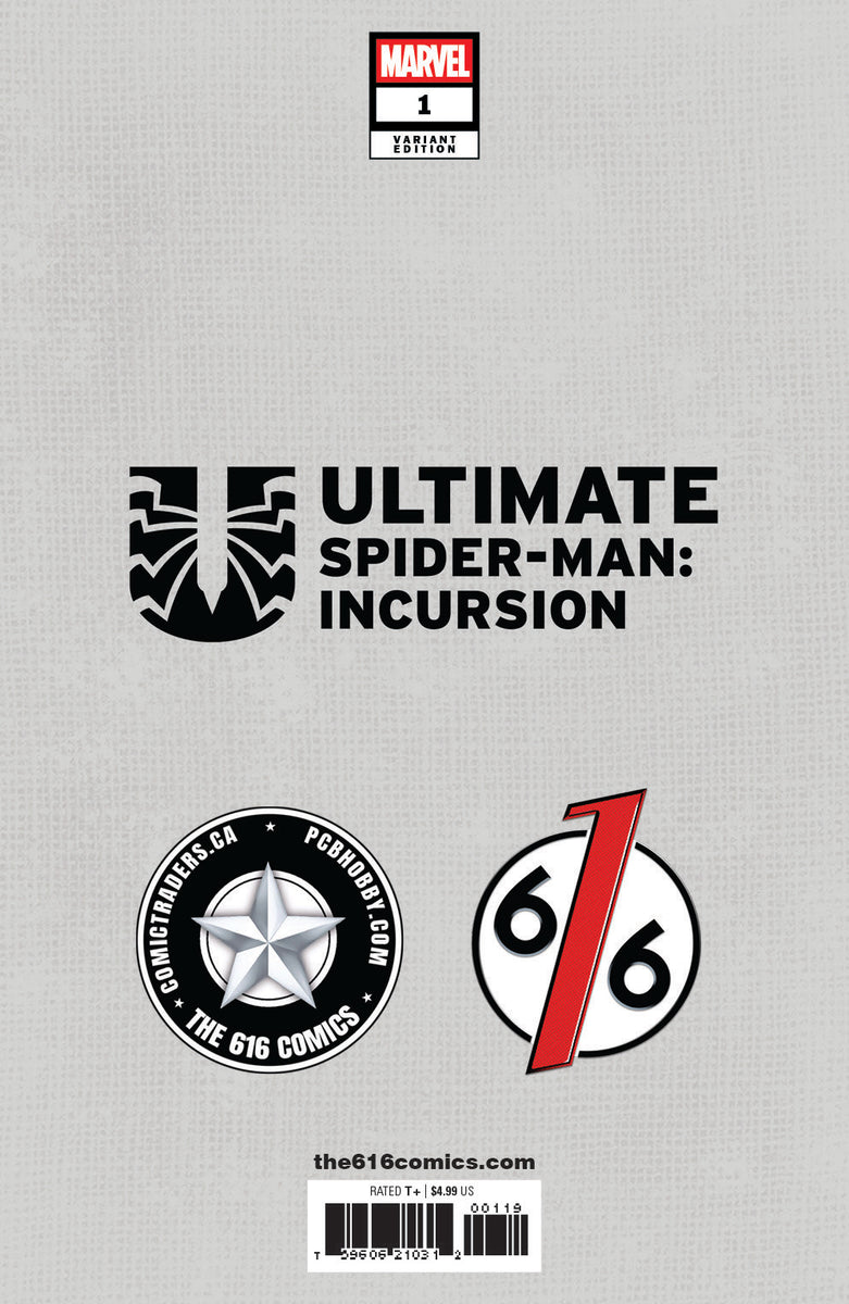 ULTIMATE SPIDER-MAN INCURSION #1 TYLER KIRKHAM 616 Trade Dress Variant ...