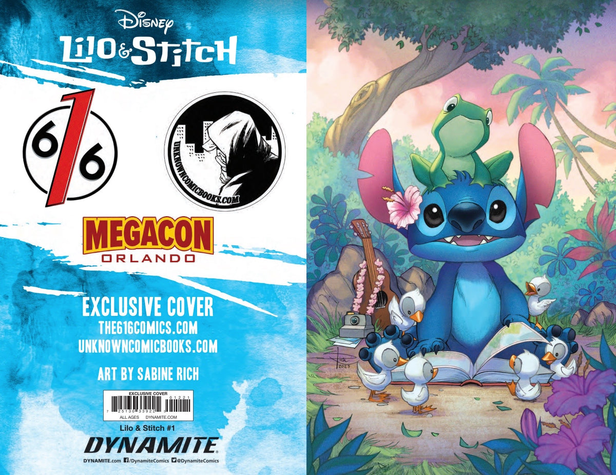 LILO & STITCH #1 SABINE RICH Megacon Virgin Variant LTD 500 – The 616 ...