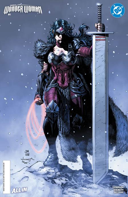 ABSOLUTE WONDER WOMAN #1 IVAN TALAVERA & JIM LEE FOIL Variant Set LTD ...