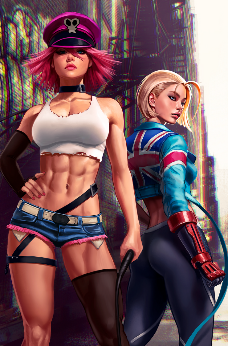 FINAL FIGHT #1 IVAN TALAVERA 616 Roxy & Cammy Virgin Variant A LTD 500 – The 616 Comics