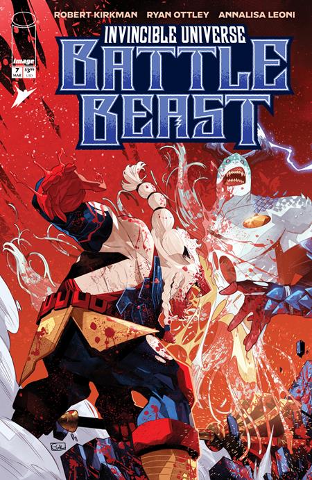 INVINCIBLE UNIVERSE BATTLE BEAST 7 EDWIN GALMON 1:50 Ratio Variant Cvr ...
