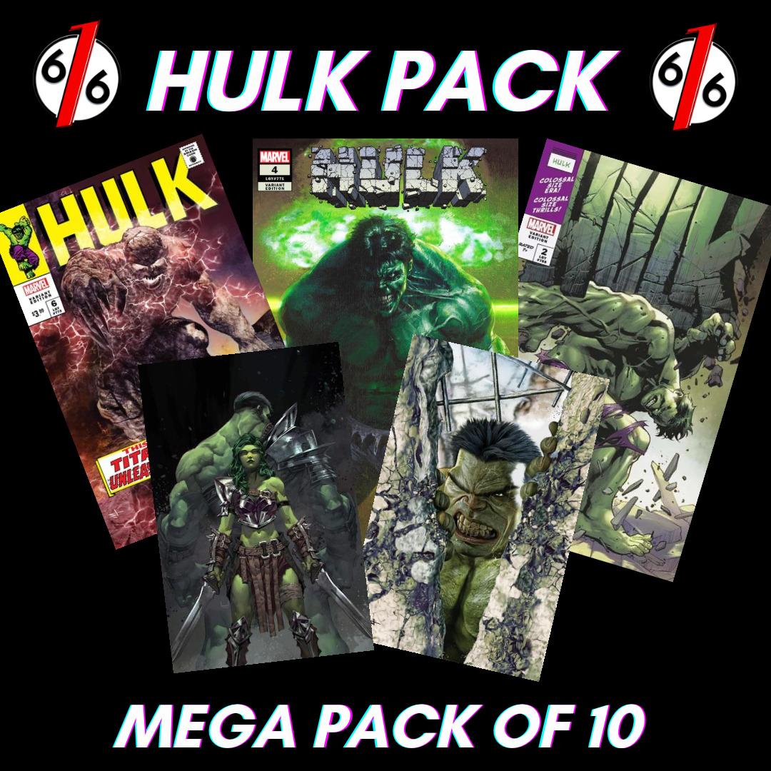 10 PACK MYSTERY HULK Exclusive Variant Mega Bundle – The 616 Comics