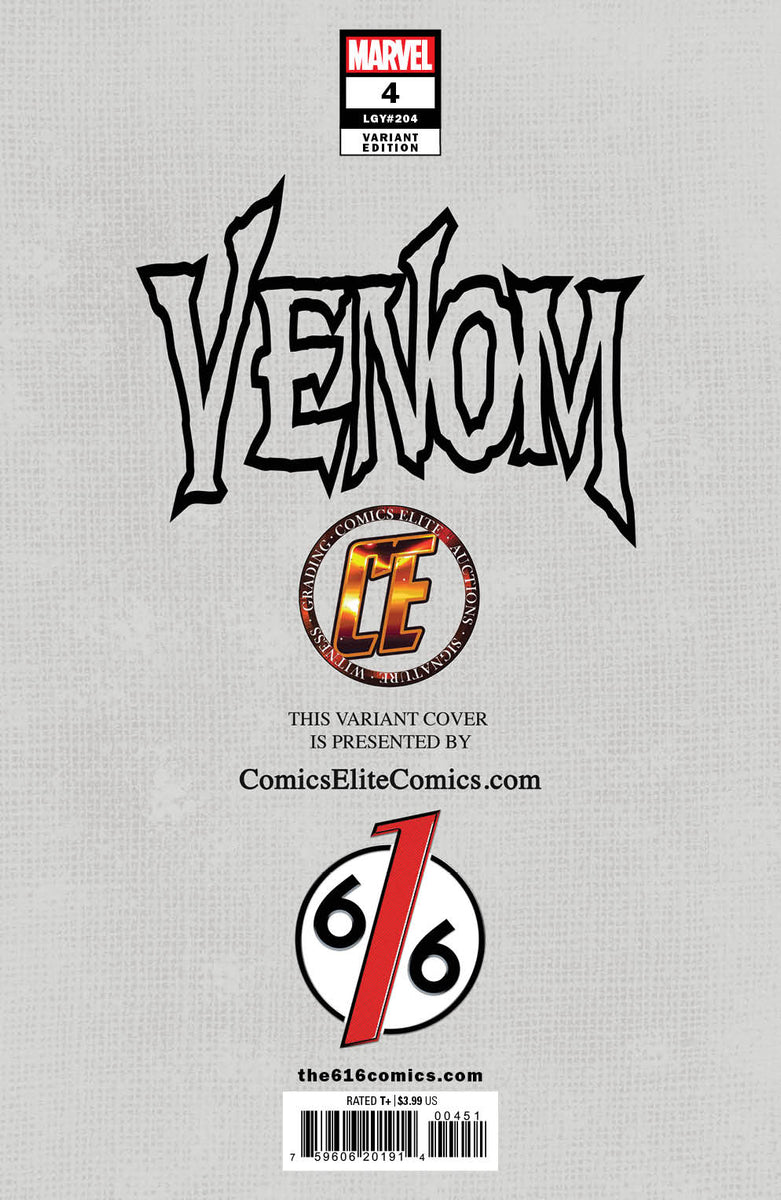 VENOM #4 MARCO TURINI 616 Virgin Variant Miles Morales LTD 1000 – The ...