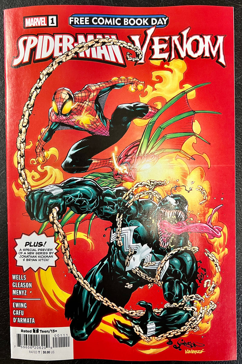 FREE COMIC BOOK DAY FCBD 2023 SPIDER-MAN VENOM #1 Ultimate Invasion Pr ...