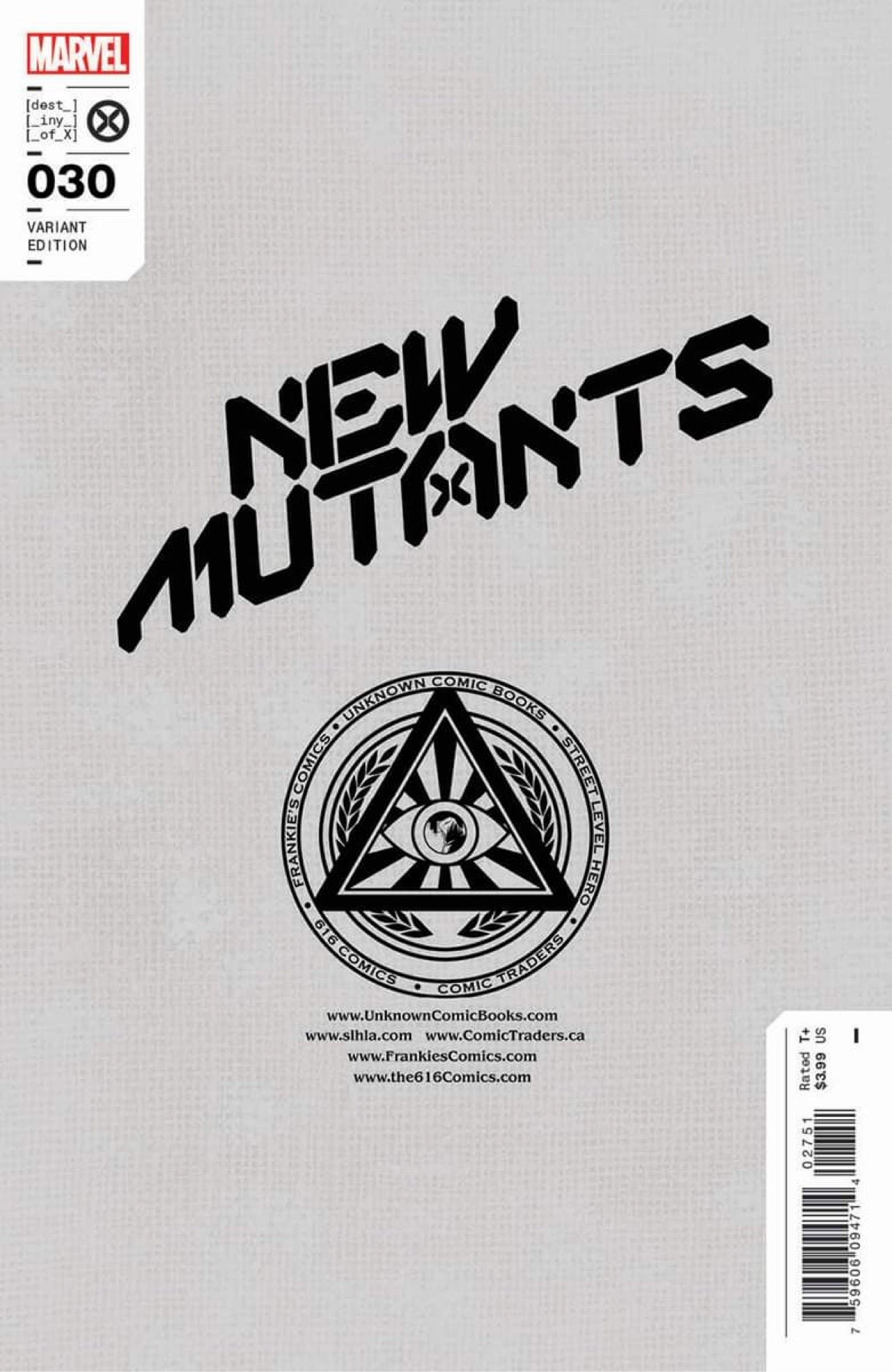 NEW MUTANTS #30 SABINE RICH Virgin Variant 40TH Anniversary MAGIK – The ...