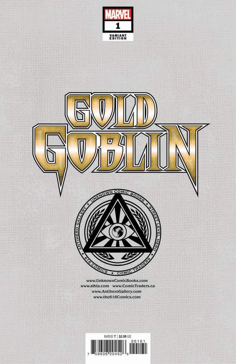 GOLD GOBLIN #1 ALAN QUAH Unknown 616 Comics ASM #238 Trade Dress Varia ...