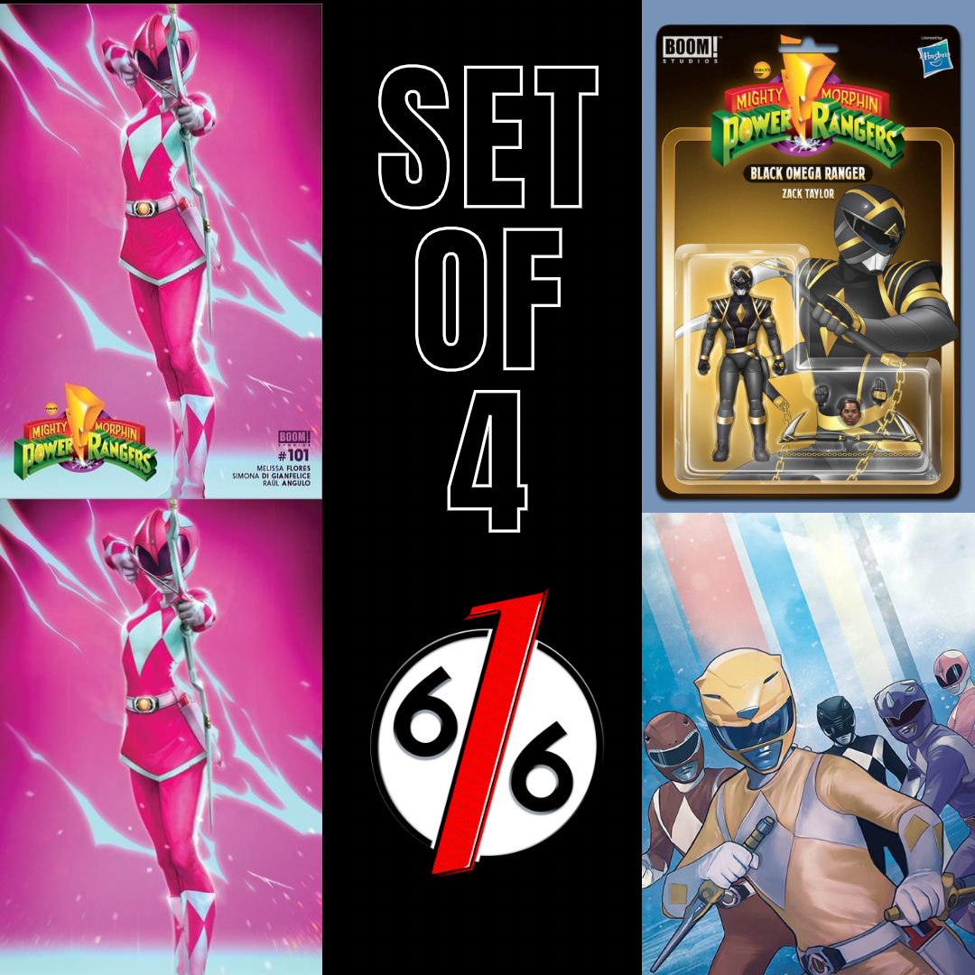 MIGHTY MORPHIN POWER RANGERS 101 SET TAO Trade & Virgin + 1:10 & 1:25 ...