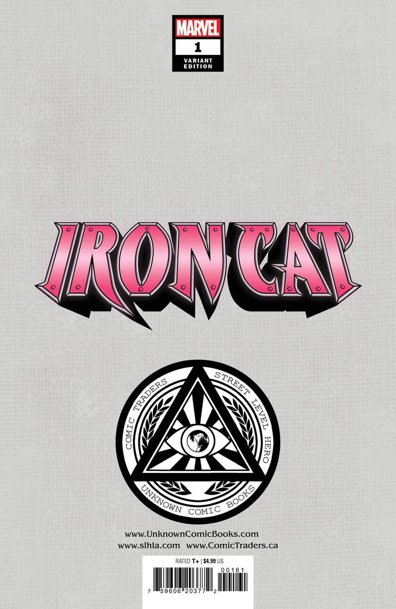 IRON CAT #1 R1C0 Unknown 616 Virgin Variant Dell’Otto Homage Black Cat ...