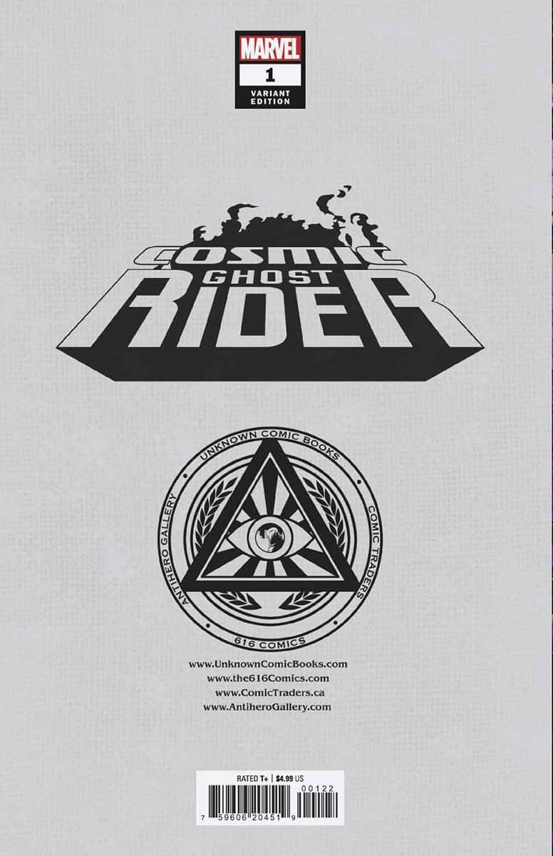 COSMIC GHOST RIDER #1 NICK ROCHE 616 Exclusive Virgin Variant – The 616 ...