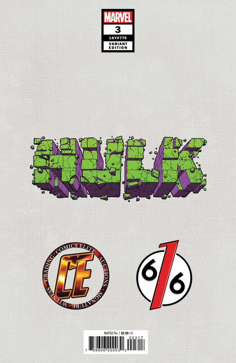 HULK #3 MARCO TURINI 616 Trade Dress Variant LTD 3000 – The 616 Comics